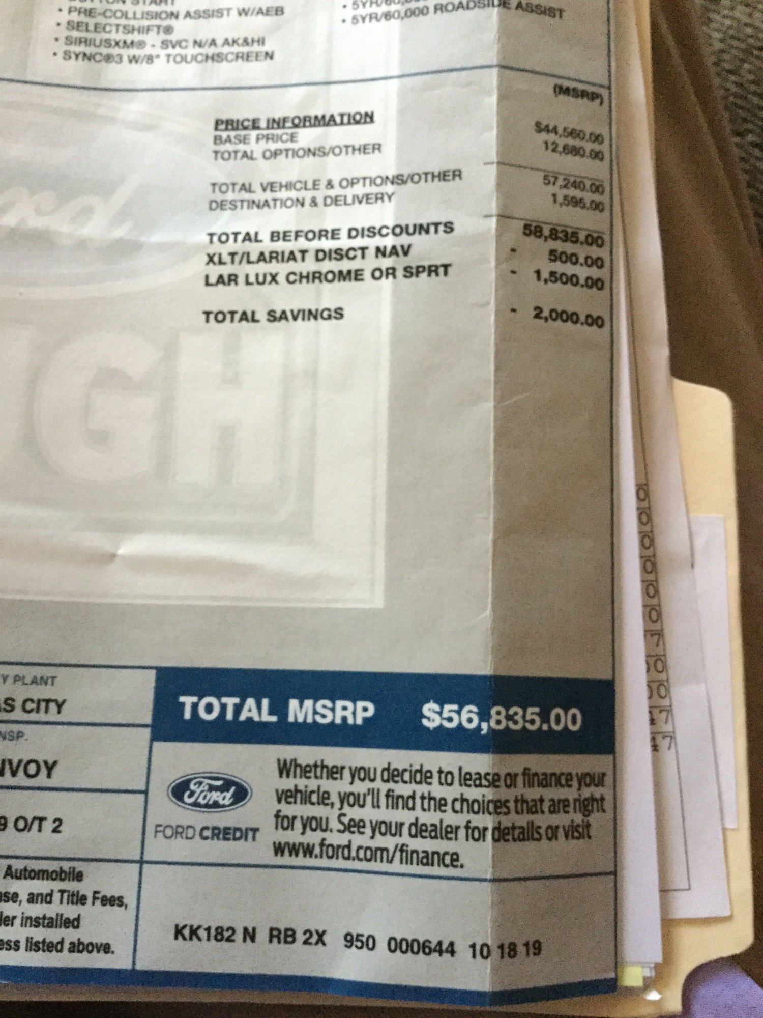 Just tell us your under invoice price paid. - Page 1012 - Ford F150 ...