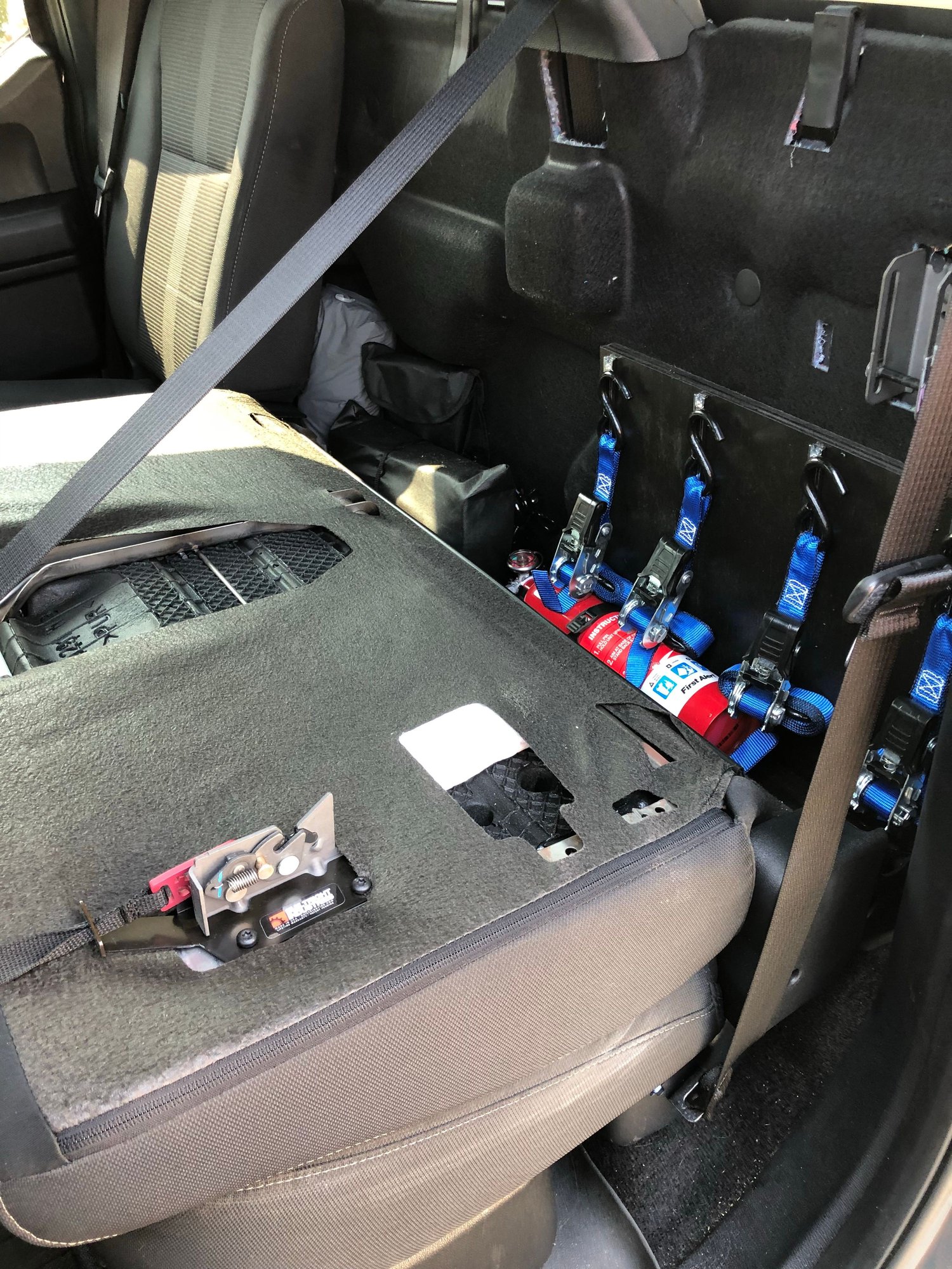 Rear Seat Storage Solution Using BuiltRight Rear Seat Release - Ford ...