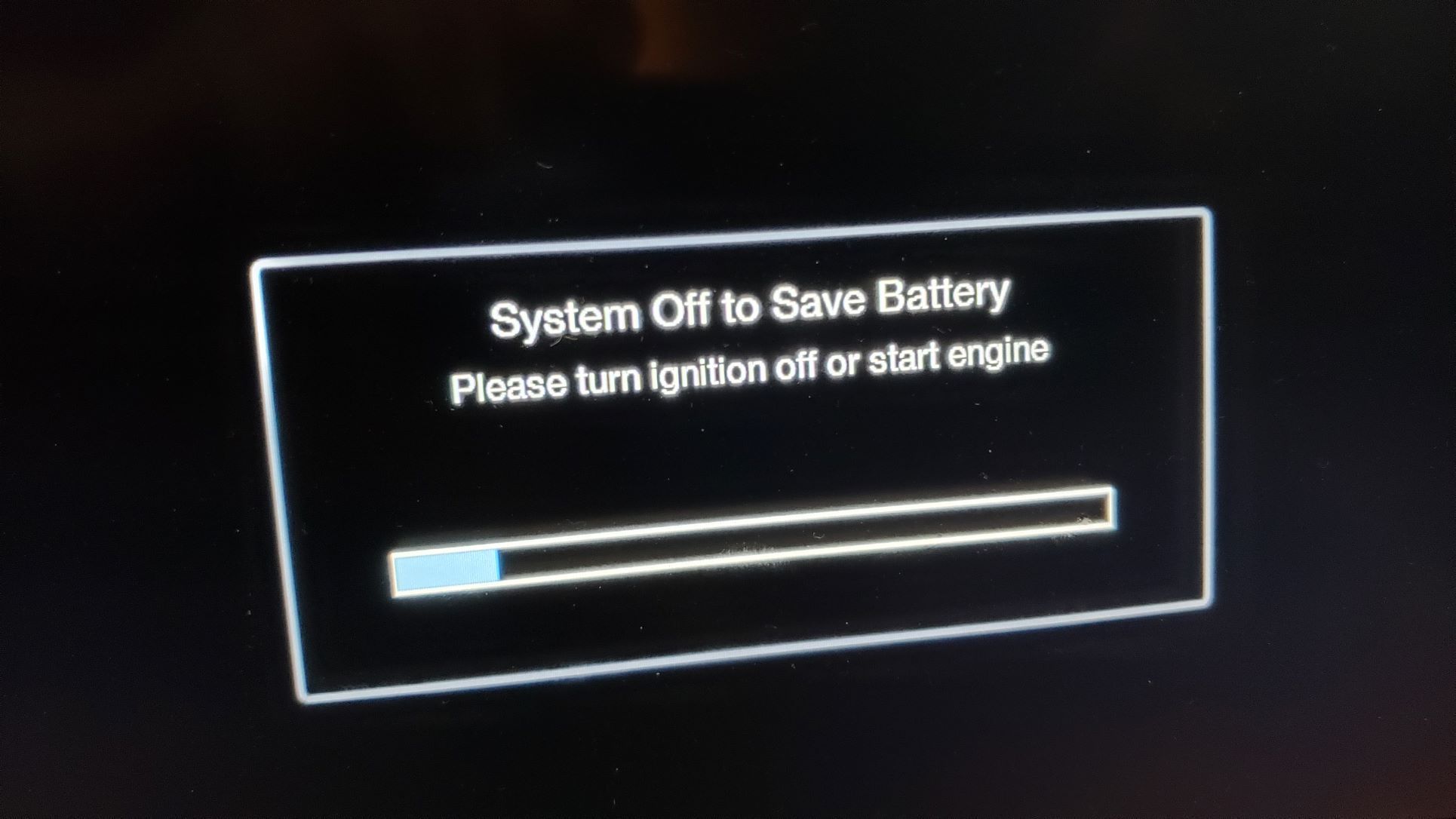 I can't figure out the System Off to Save Battery problem - Ford F150 ...