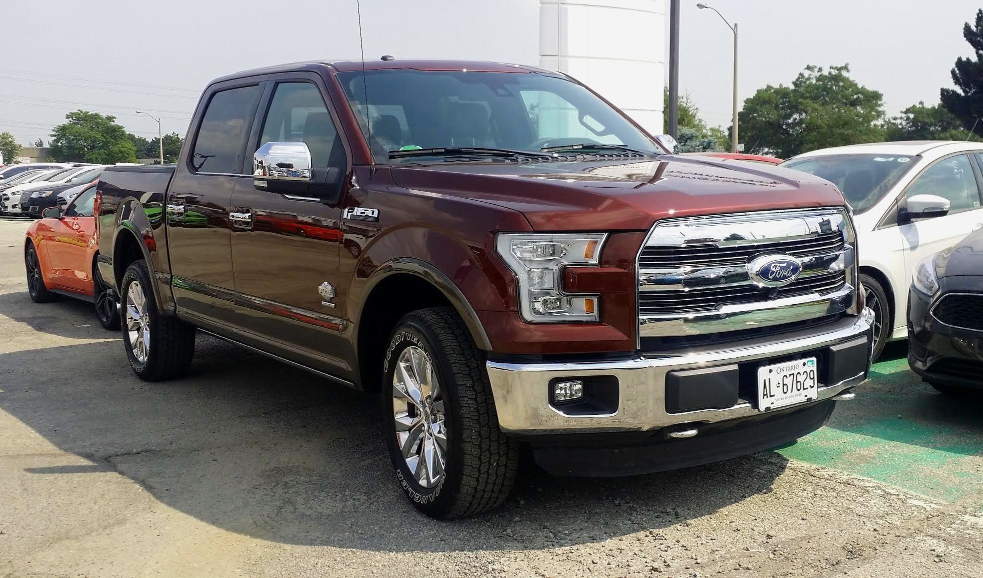 Ford Truck Bronze Fire Color