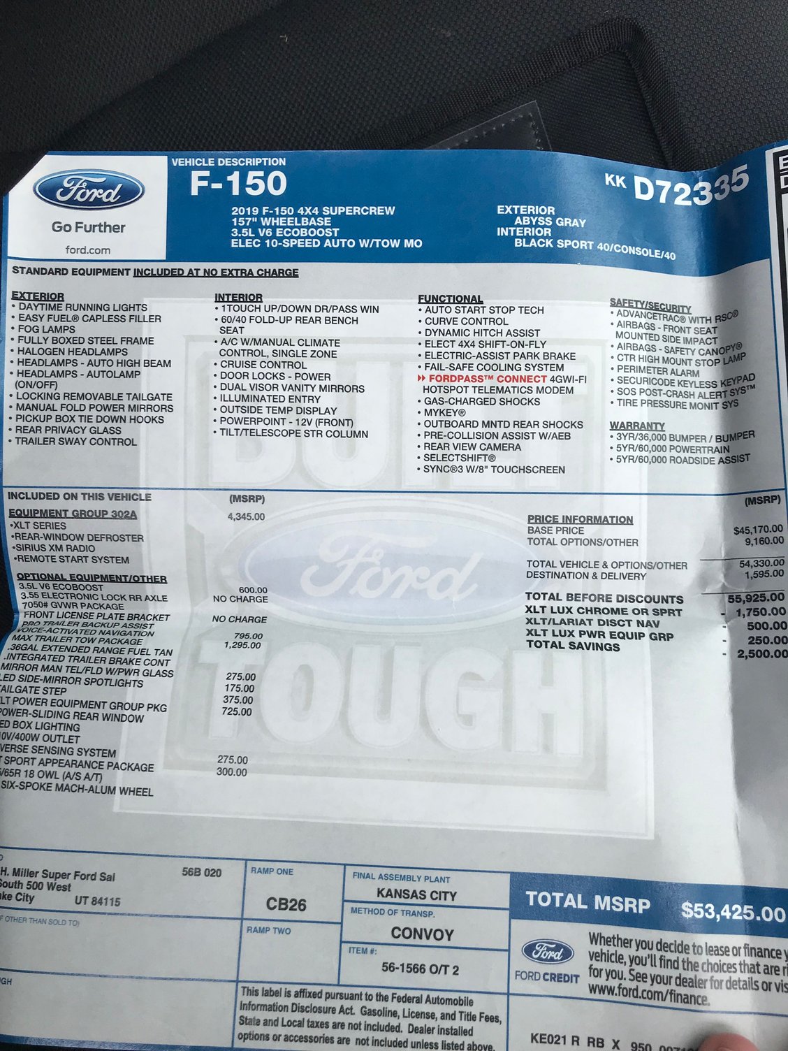 Just tell us your under invoice price paid. - Page 955 - Ford F150 ...