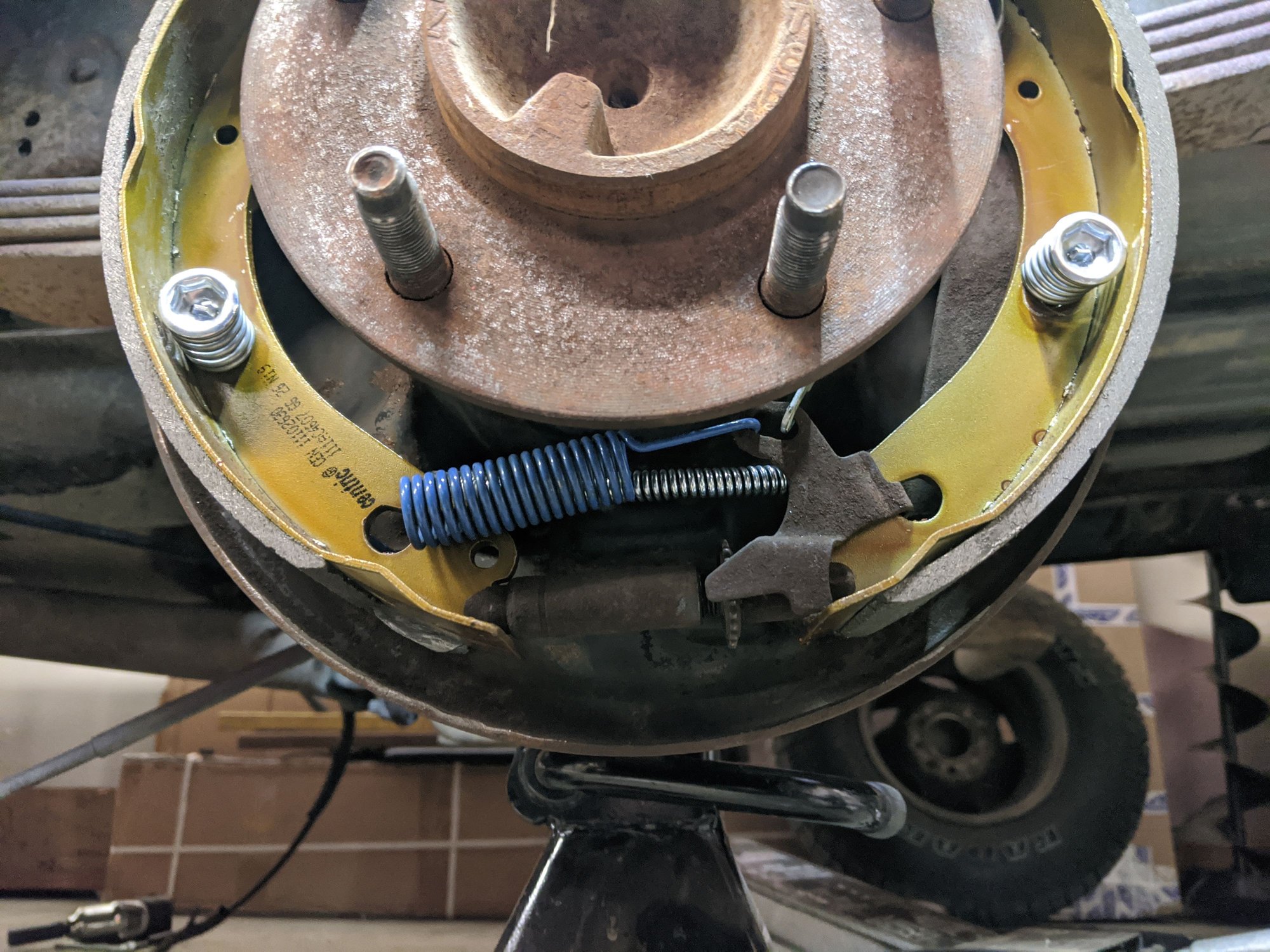 Parking brake cable spring too long - Ford F150 Forum - Community of ...