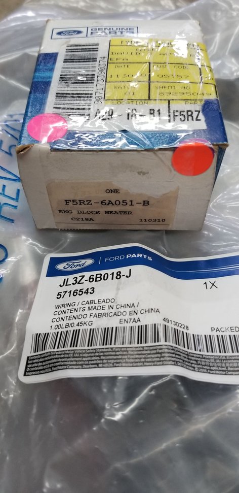 2019 F150 w/3.5L Ecoboost - Adding OEM Block Heater - Ford F150 Forum ...