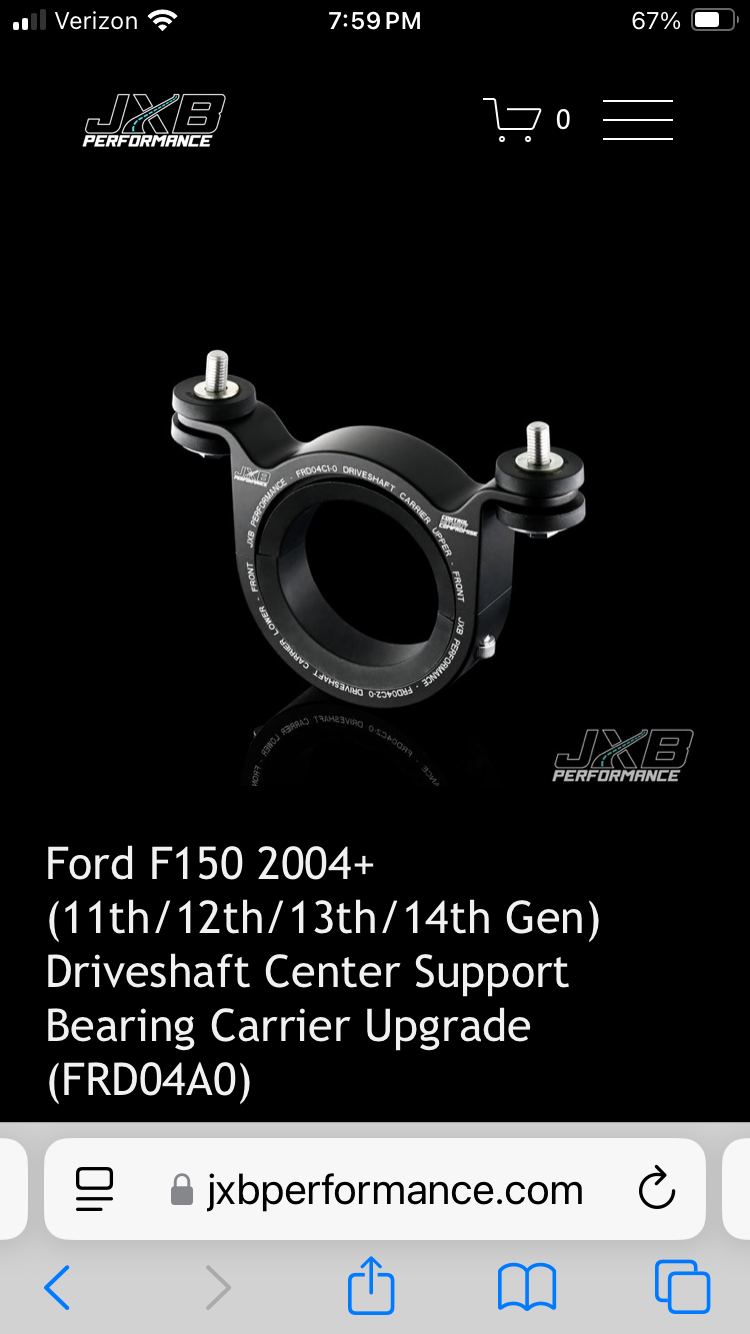 JXB center support bushing - Ford F150 Forum - Community of Ford Truck Fans