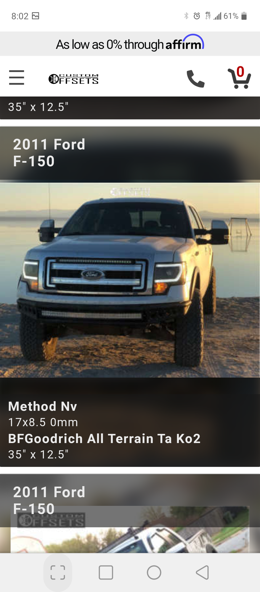 Got zero offset wheels? please post them here - Ford F150 Forum ...