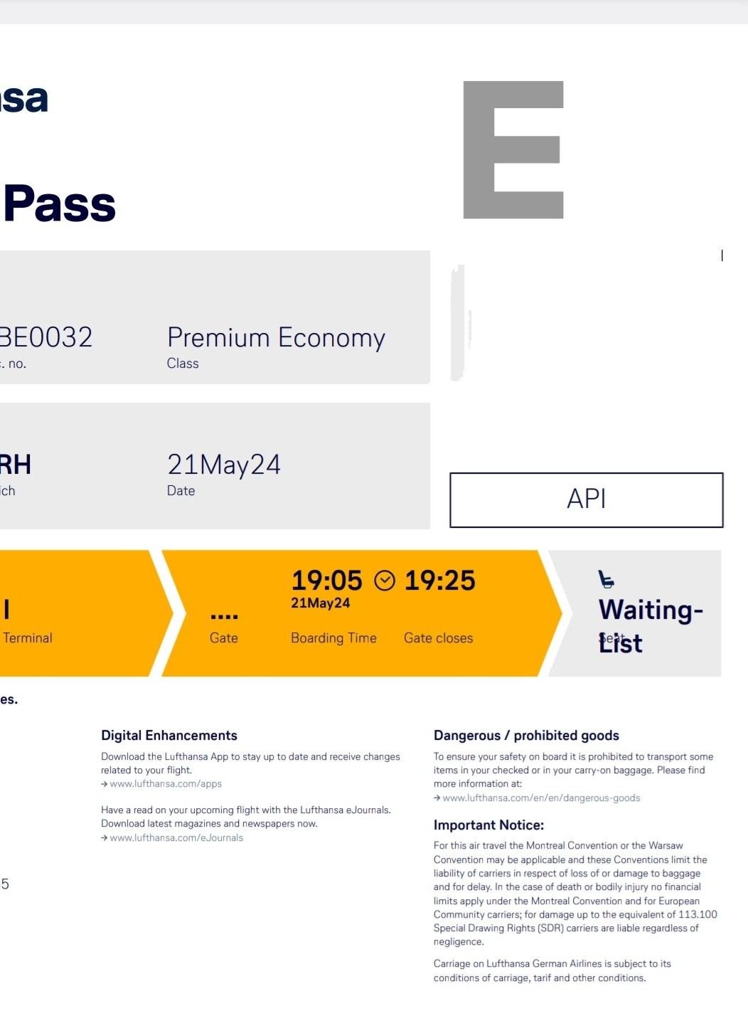 Waitlisted on LX39 SFO-ZRH 21MAY - FlyerTalk Forums