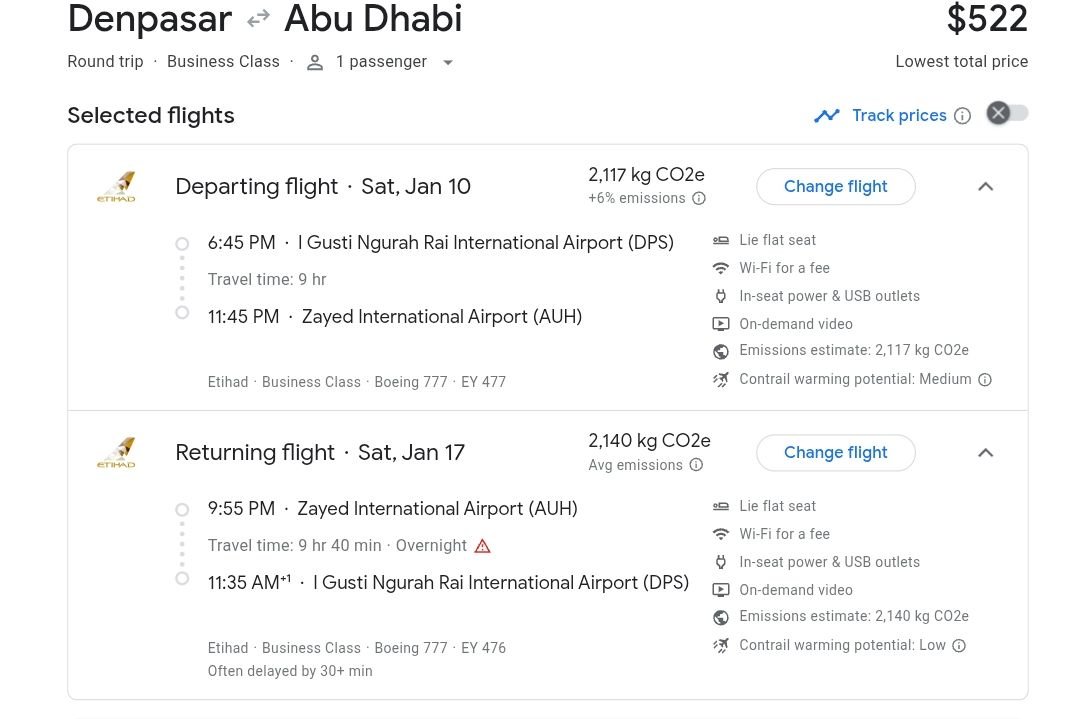 EY: DPS-AUH from $522 (Business) - HOT! - FlyerTalk Forums