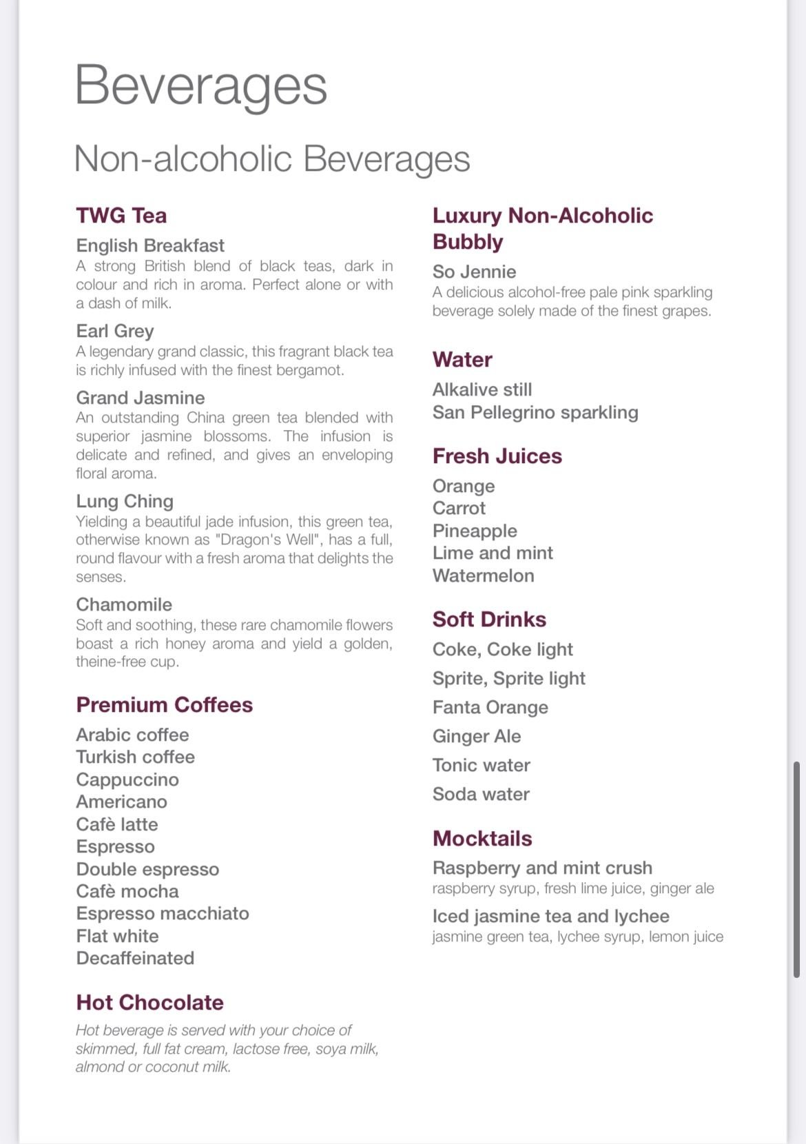 QR Al Safwa First Class Lounge - Page 200 - FlyerTalk Forums