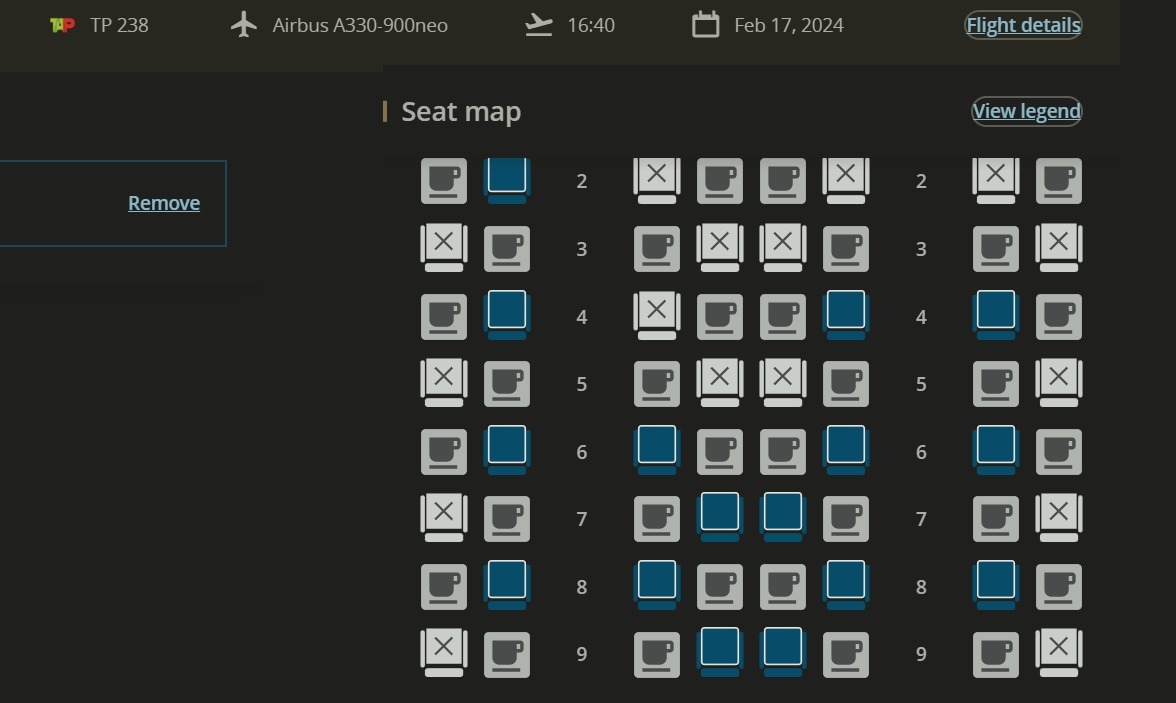 Does TP block all odd number window seats? - FlyerTalk Forums