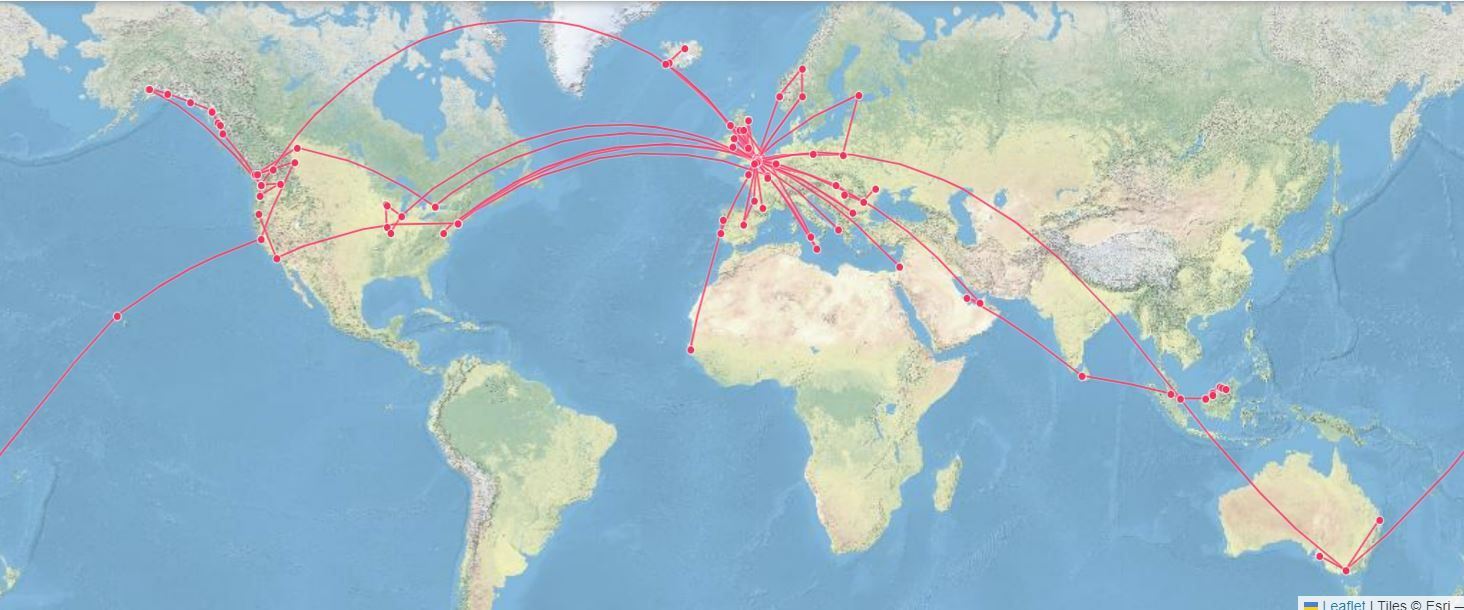 FlyerTalk Forums - Scores on the doors - 2021 Flight History