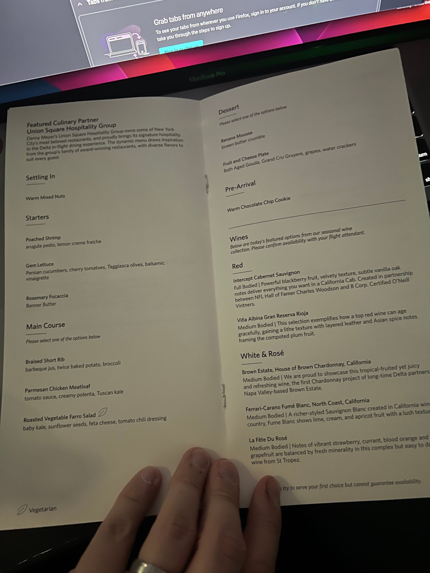 Delta In-Flight Meal/Food Service: The Definitive Thread — 2024 Edition ...