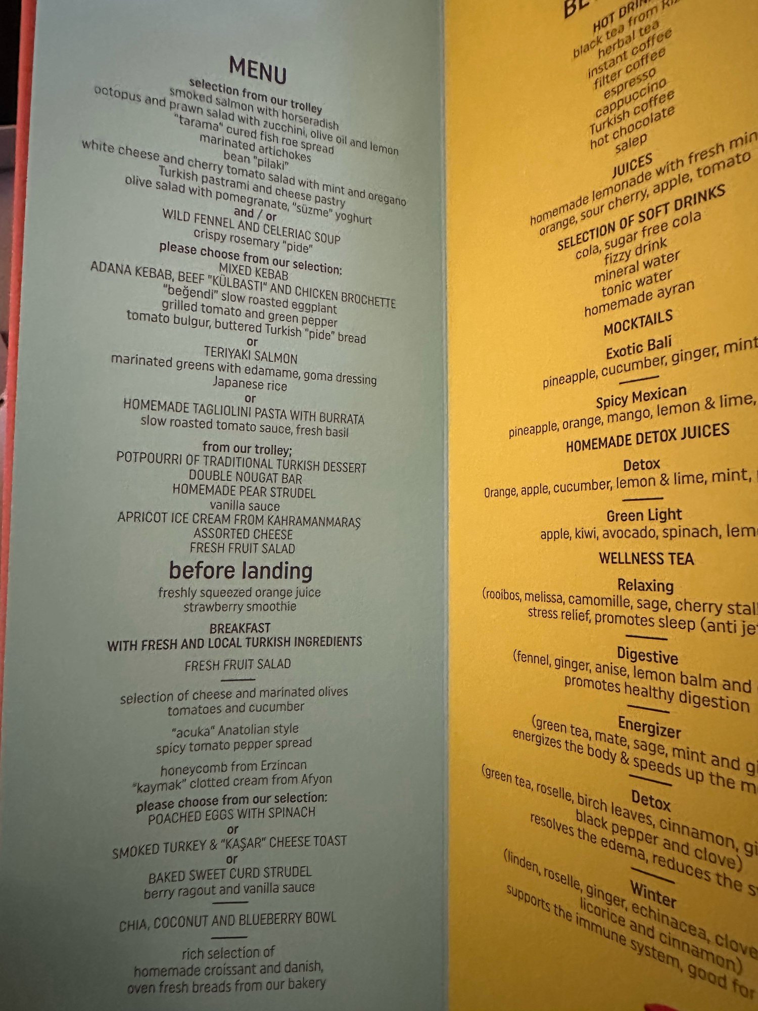 Turkish Airlines Catering Master Thread | Photos, Menus, Reviews ( 2019 ...