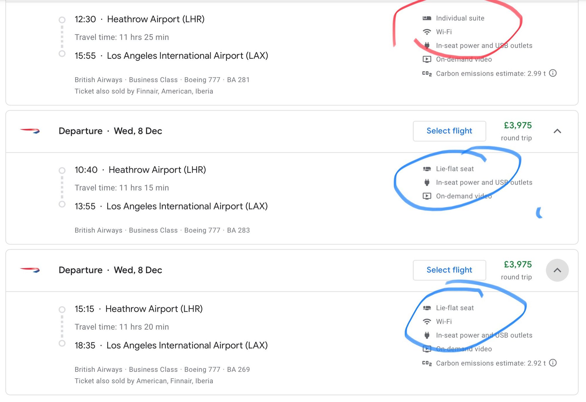 BA283/282 LAX back on - 777 club suite? - FlyerTalk Forums