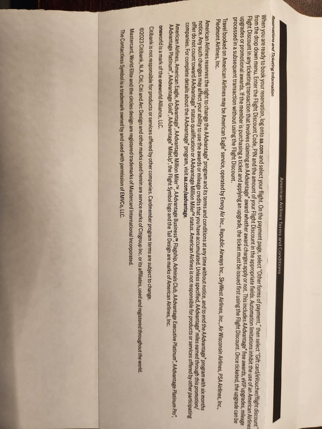 Citi AA Cards - Page 41 - FlyerTalk Forums