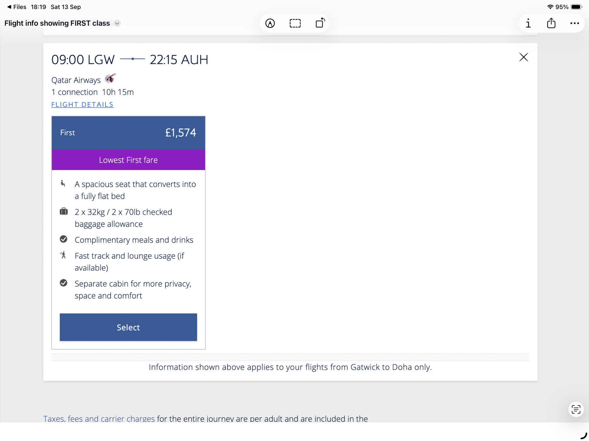 Misleading booking information? - FlyerTalk Forums