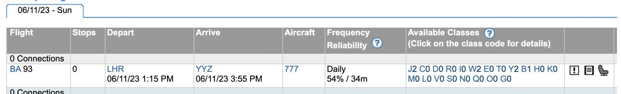 FlyerTalk Forums - Help to check BA seat availability and BA flight loads