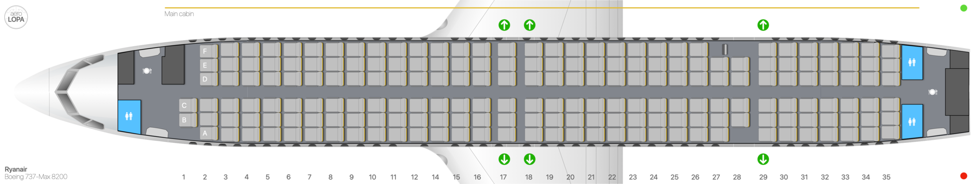 Ryanair seating guide - FlyerTalk Forums
