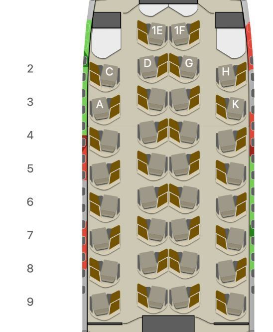 Does TP block all odd number window seats? - FlyerTalk Forums