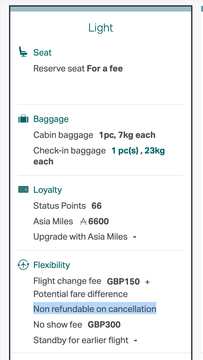No more refundable Economy Light fares - FlyerTalk Forums