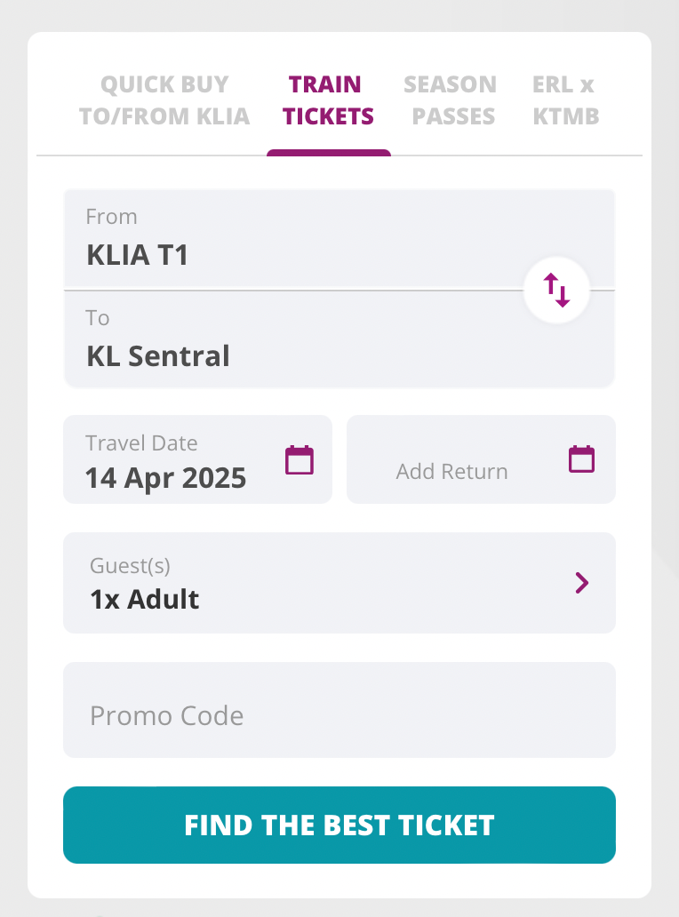 KUL - KLIA Express VIP Door to Door Service - FlyerTalk Forums