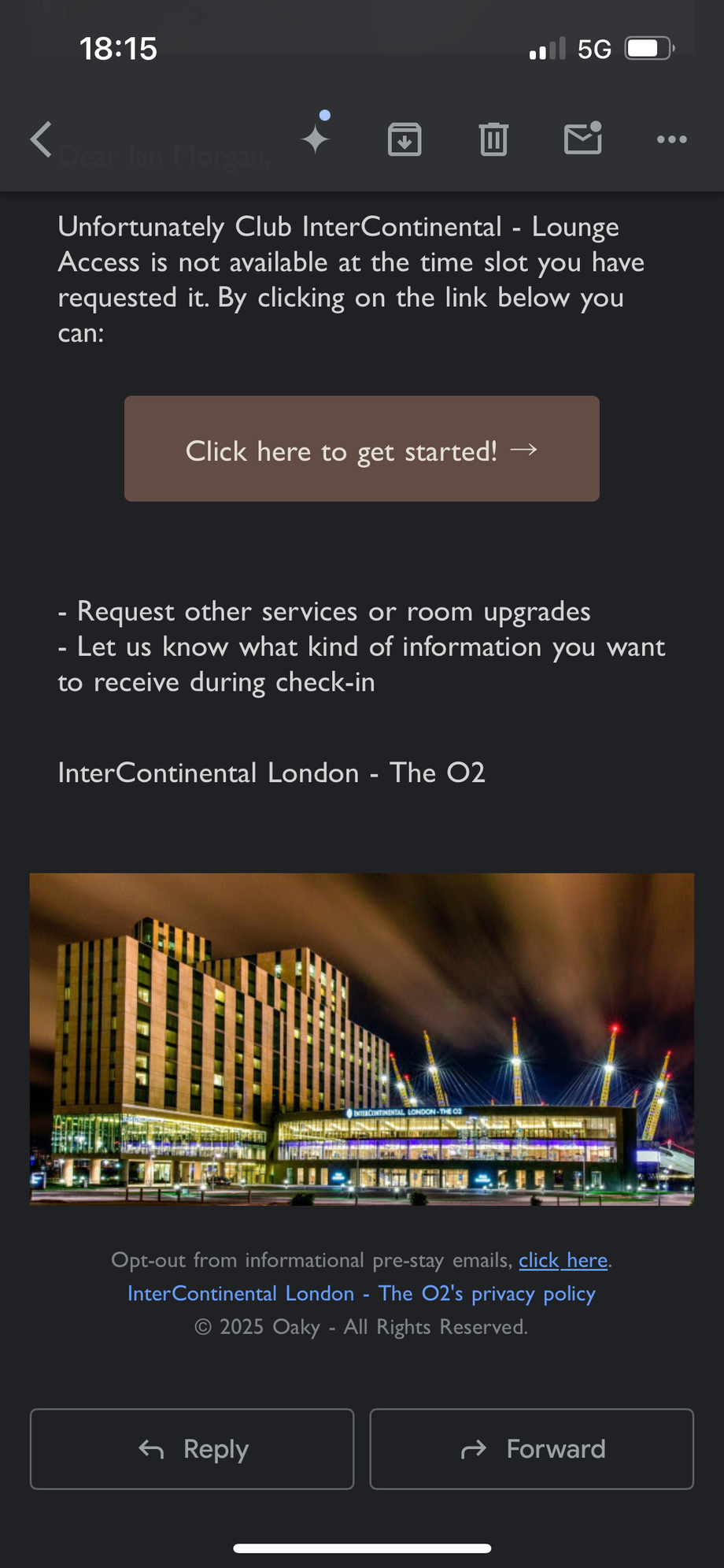 IC London O2 (Greenwich) Master Thread - Page 43 - FlyerTalk Forums