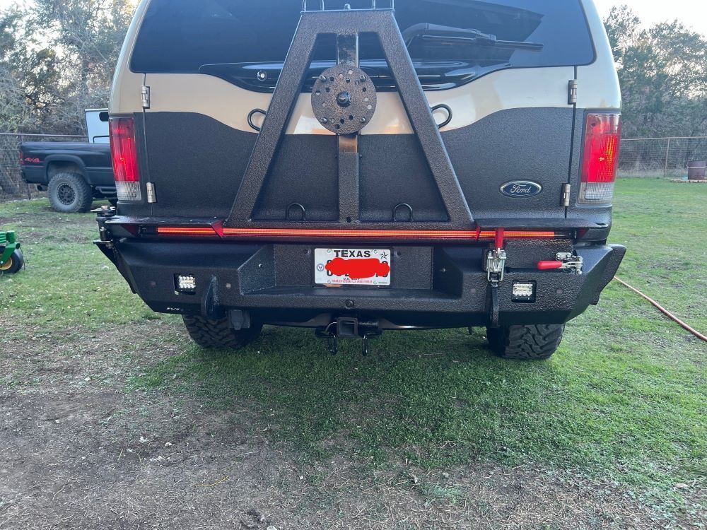 DIY rear bumper with tire carrier - Ford Truck Enthusiasts Forums