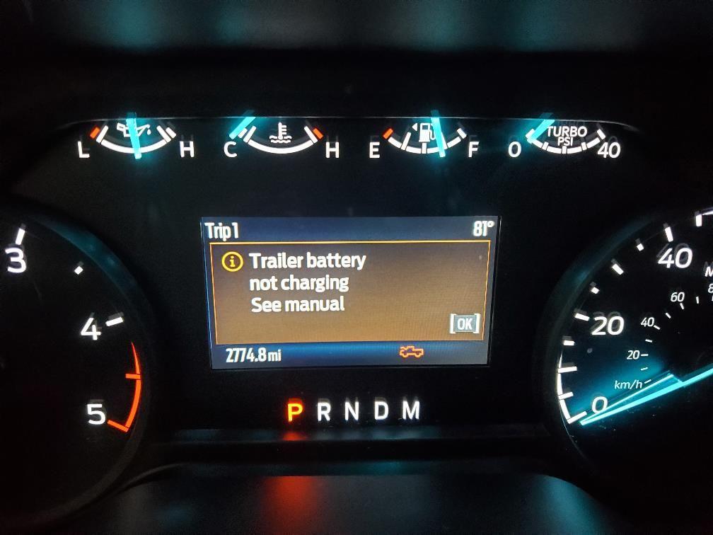 Trailer Battery Not Charging Message - Ford Truck Enthusiasts Forums