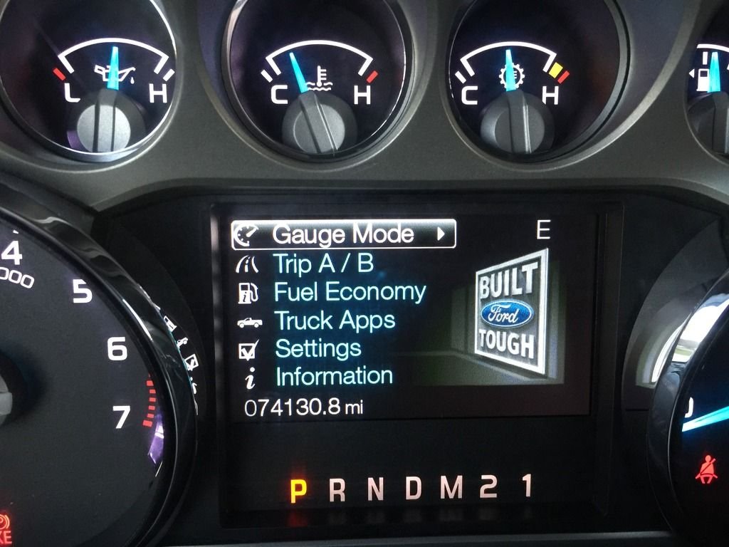 05-07 full message center gauge cluster info - Ford Truck Enthusiasts ...