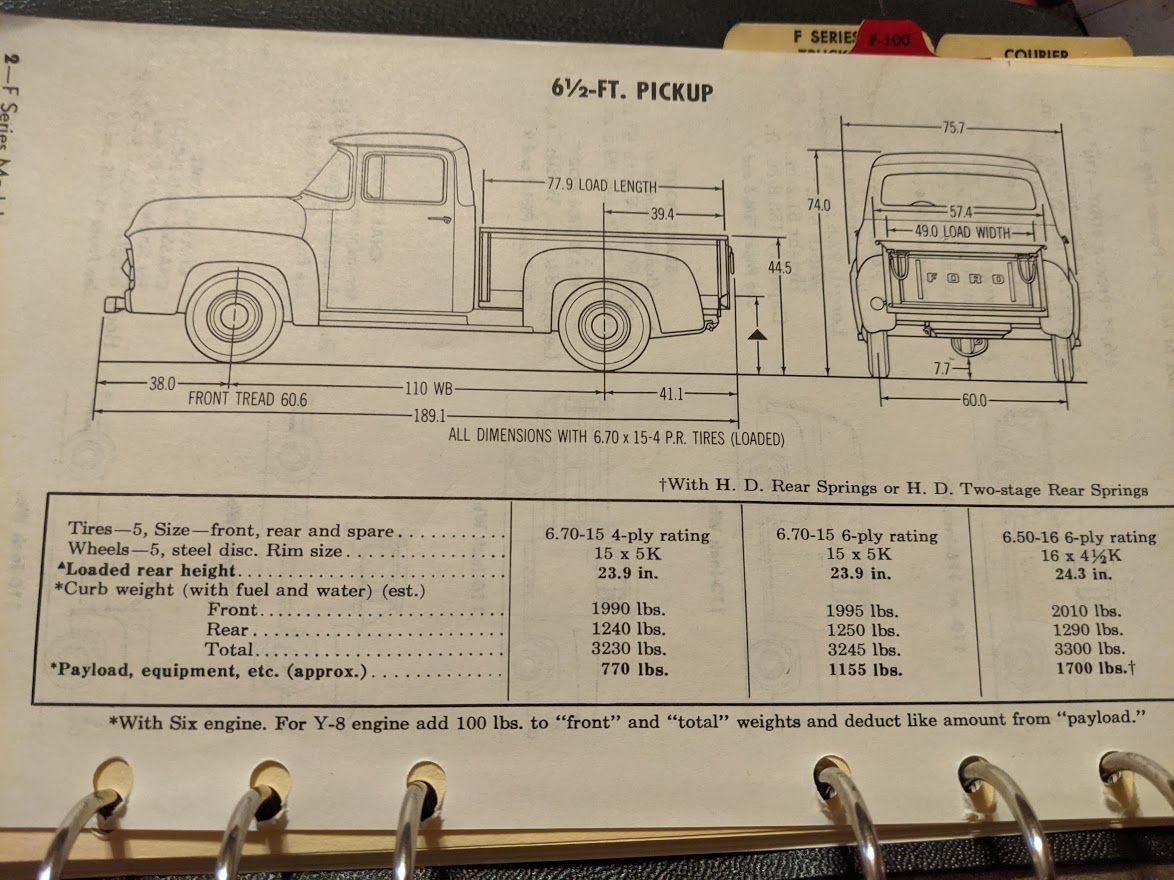 Wheelbase and rear axle location, measurements please! - Ford Truck ...