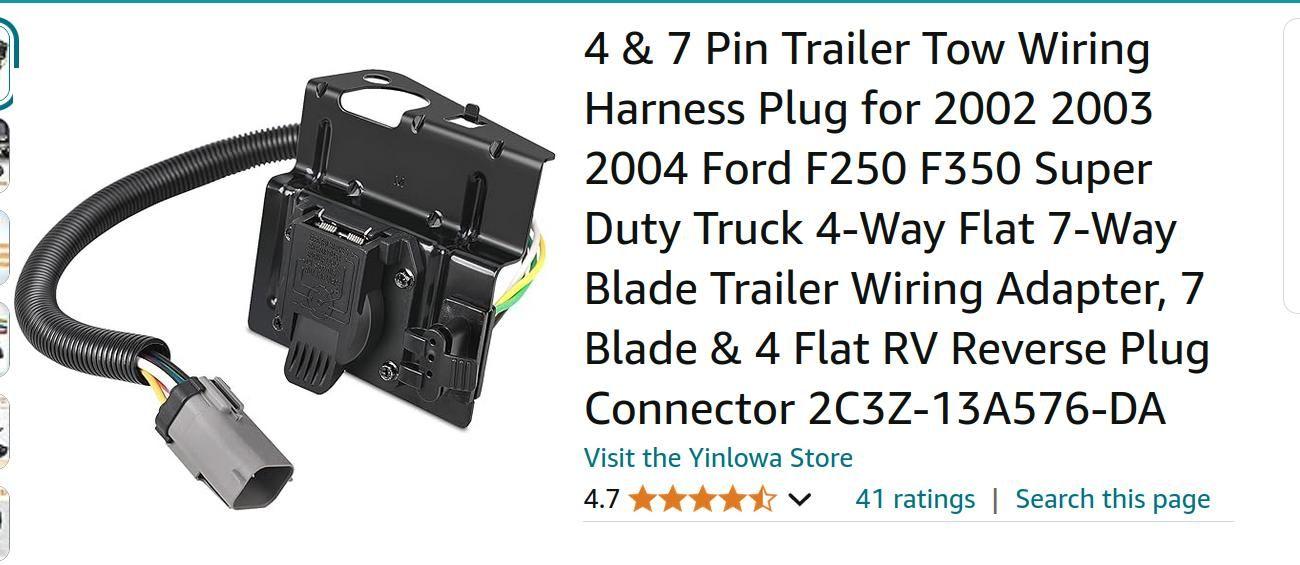Trailer connector harness - Ford Truck Enthusiasts Forums