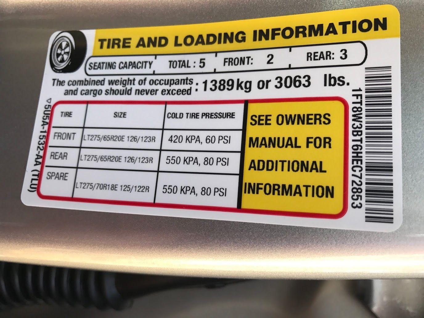 Payload Rating - Page 3 - Ford Truck Enthusiasts Forums