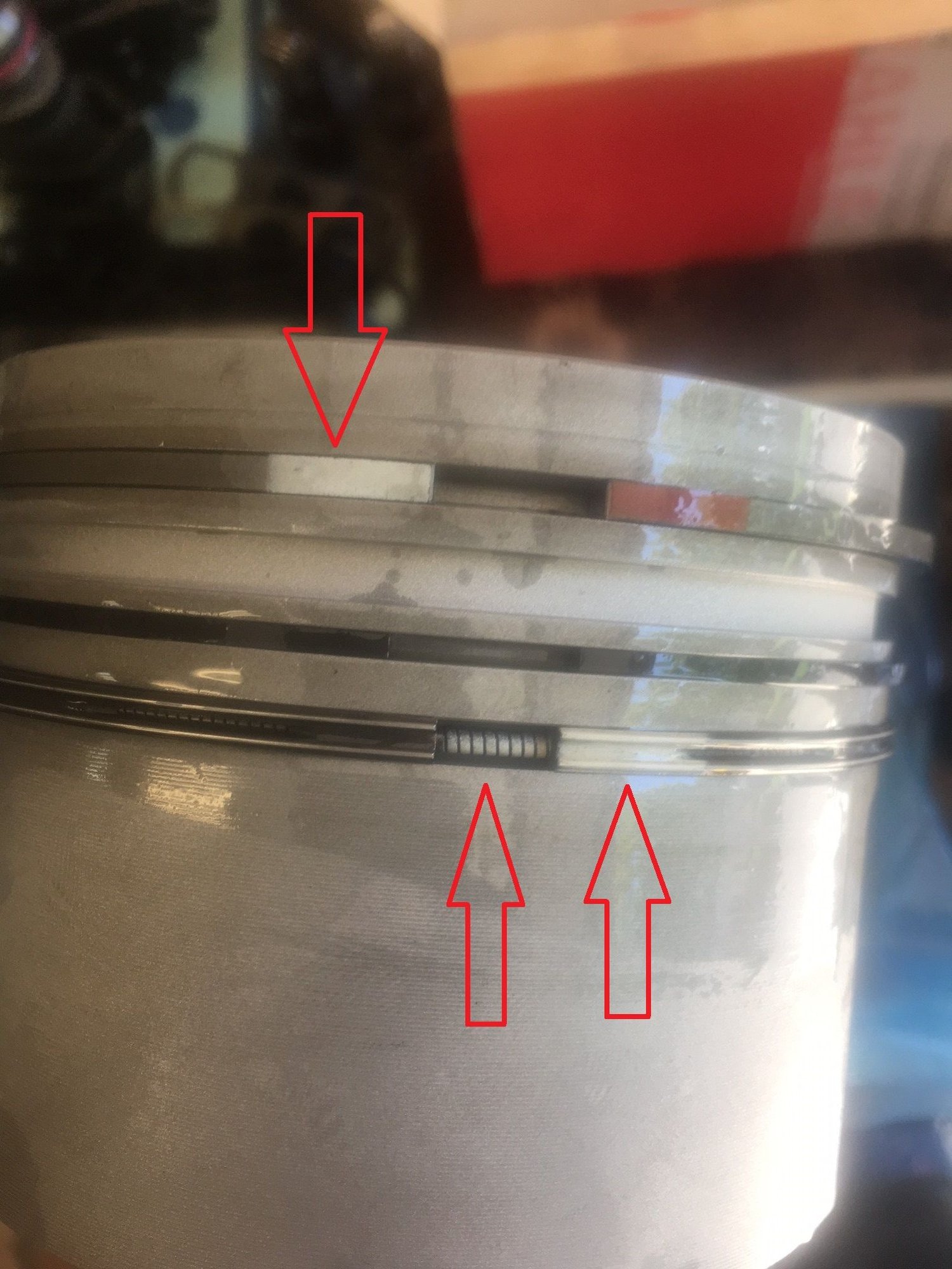 Mahle Piston Ring Question - Color Pattern and Orientation w/ pic ...