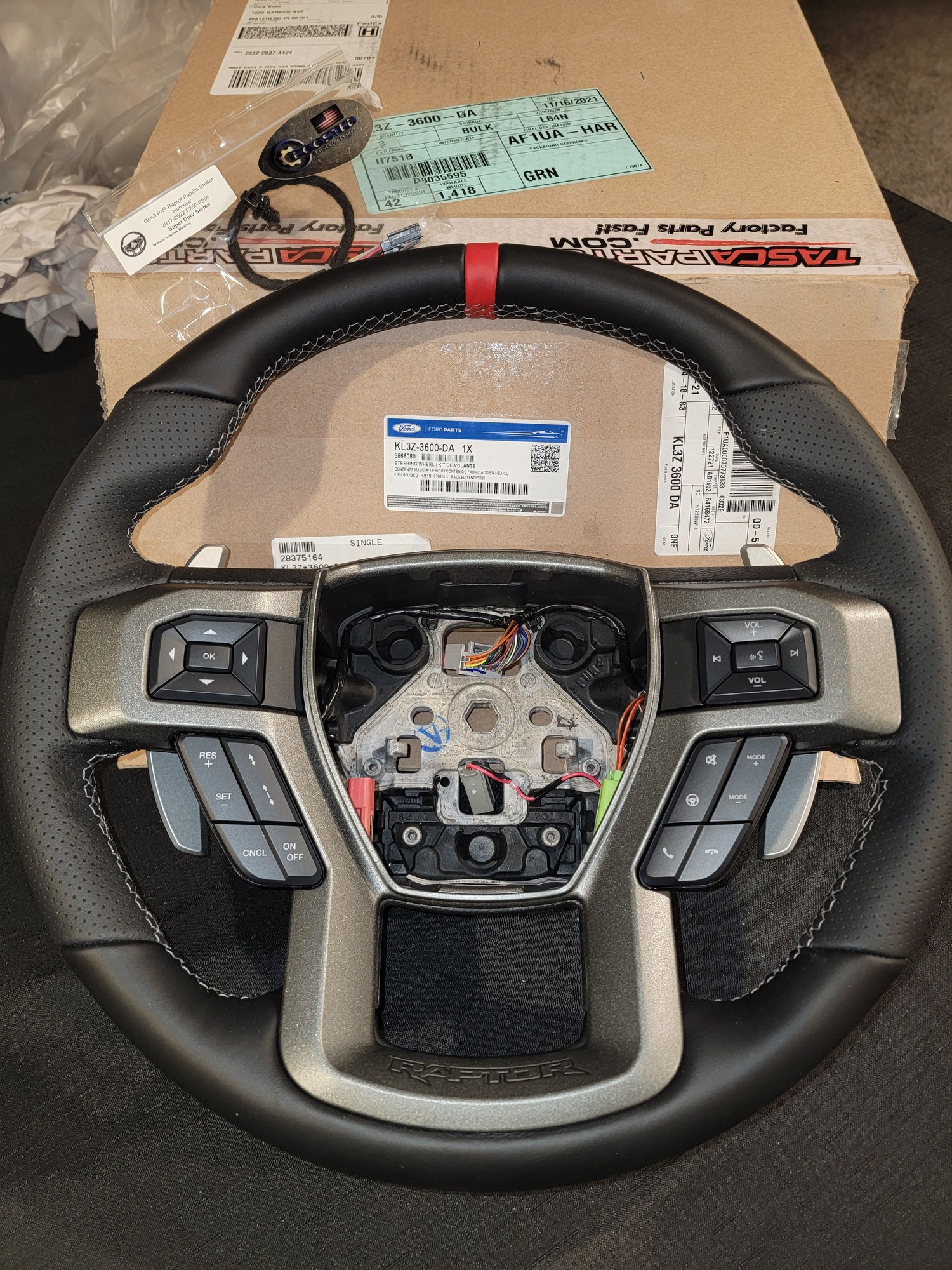 raptor steering wheel and harness - Ford Truck Enthusiasts Forums