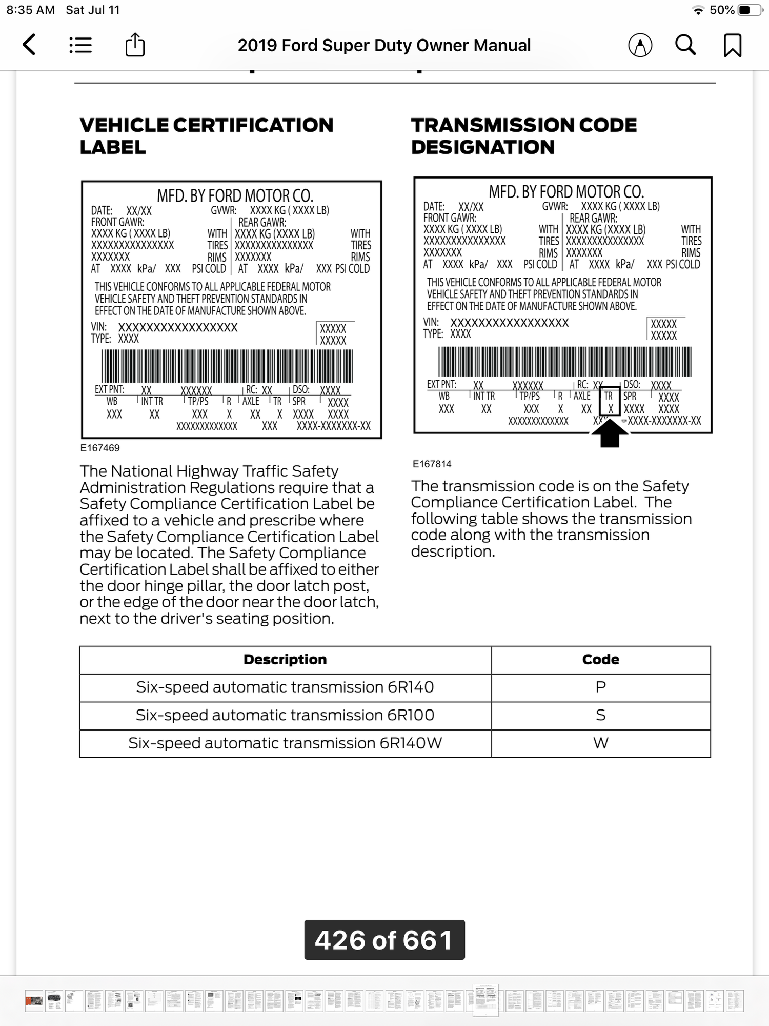 Rear end gear ratio - Ford Truck Enthusiasts Forums
