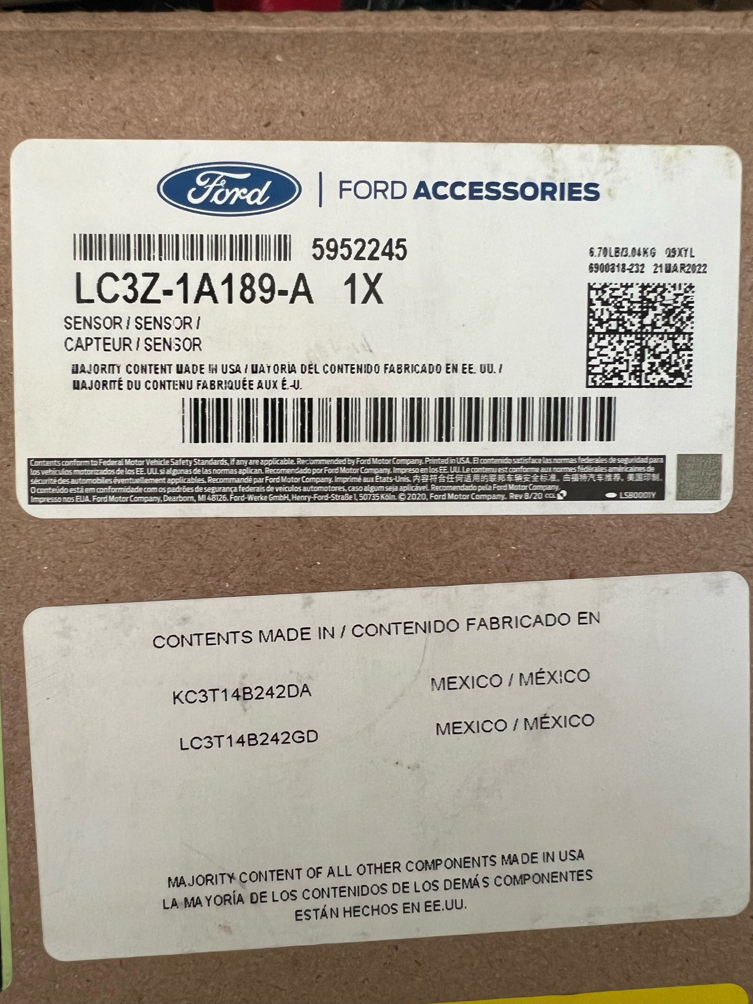 F250-F350 Factory Winch kit & TPMS sensor & Trailer camera Kit - Ford ...