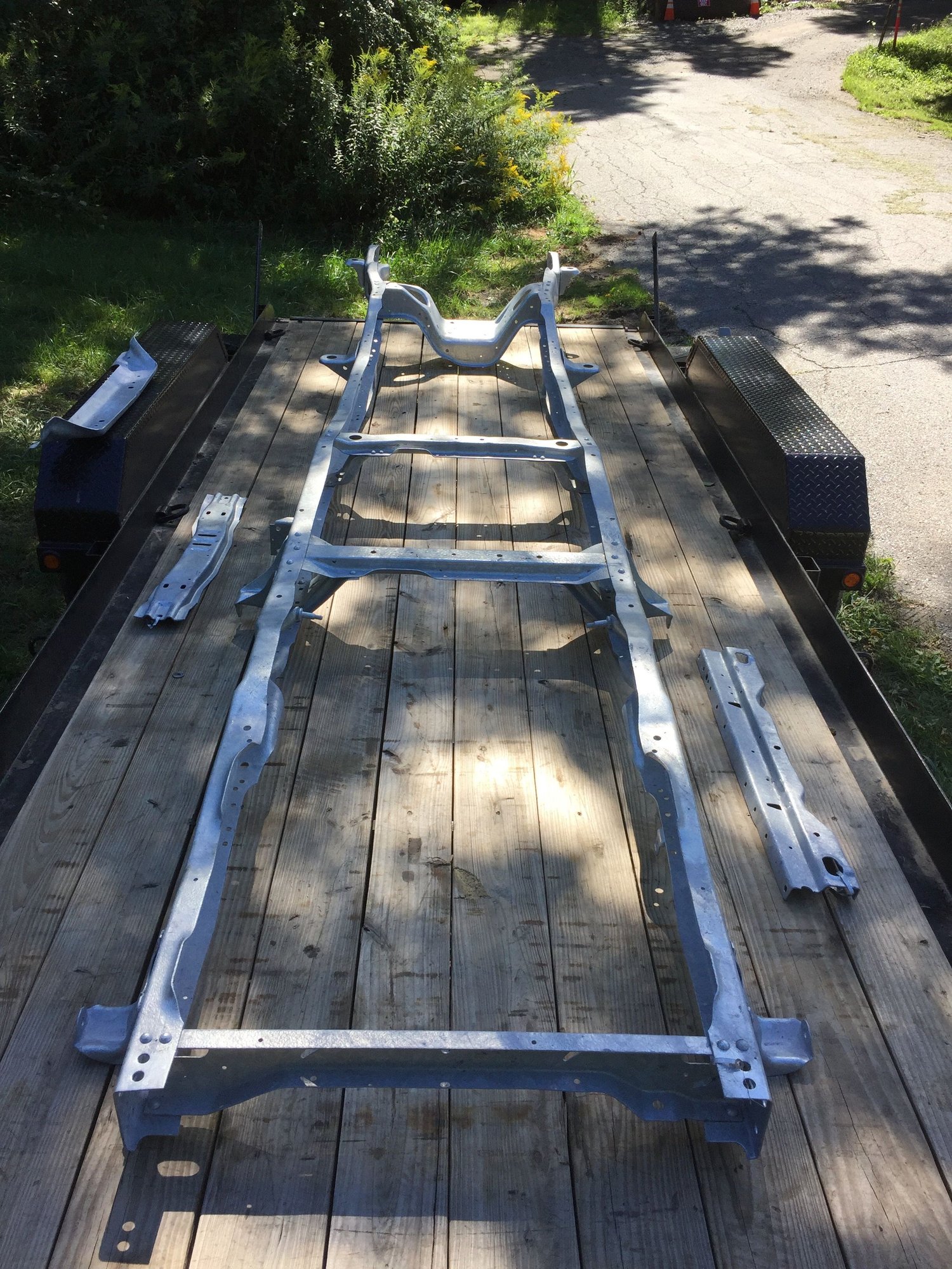 Galvanized 1980-96 Ford F-150 Frame, Single Cab Long Bed - Ford Truck ...