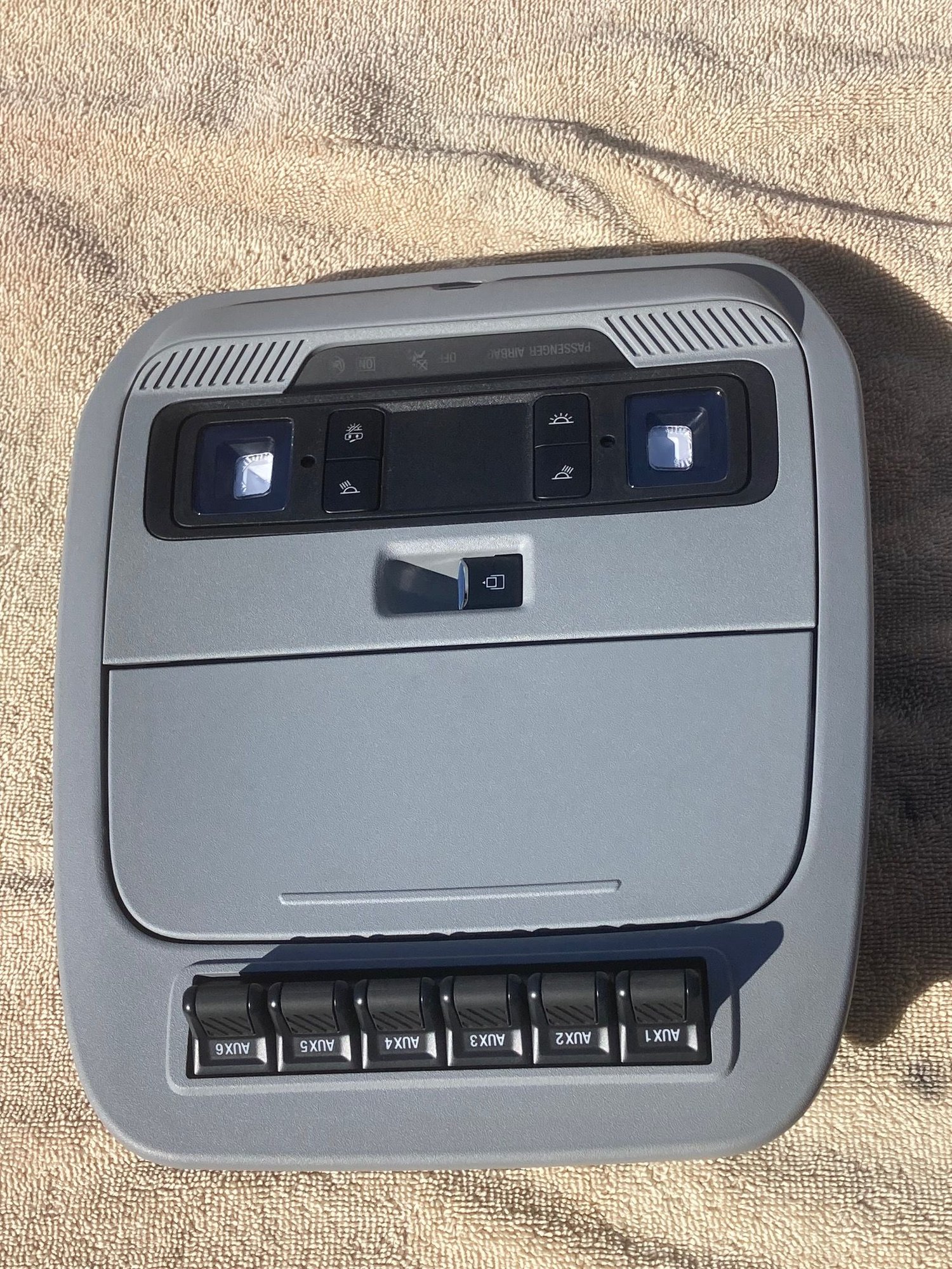 '21-'24 F150 & '23-'24 Super Duty Overhead Console w/ Upfitter Switches ...