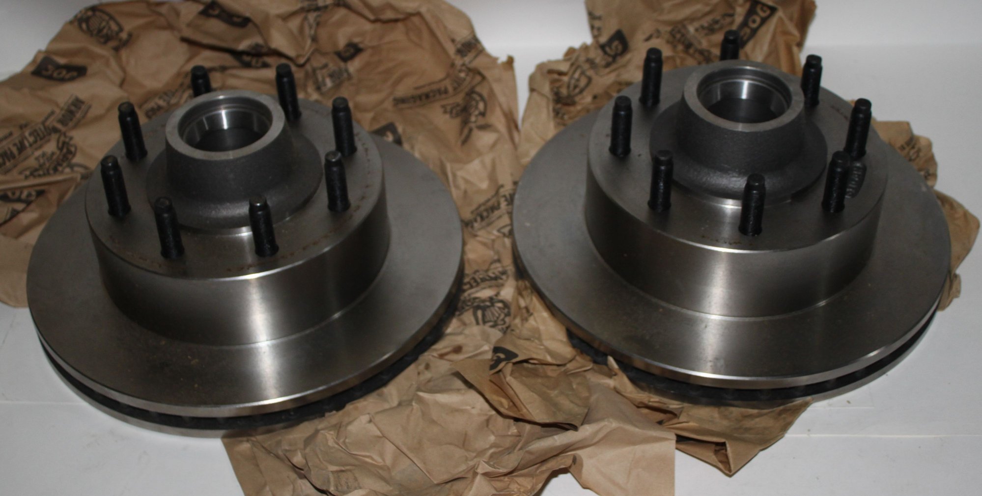 2 New Motorcraft BRR-211 Front Brake Rotor/Hub Assemblies 2wd 86-91 ...