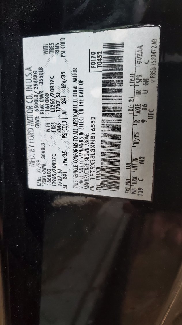 1999 F-150 4x4, 5.4, 4R70W, rear axle ID question - Ford Truck ...