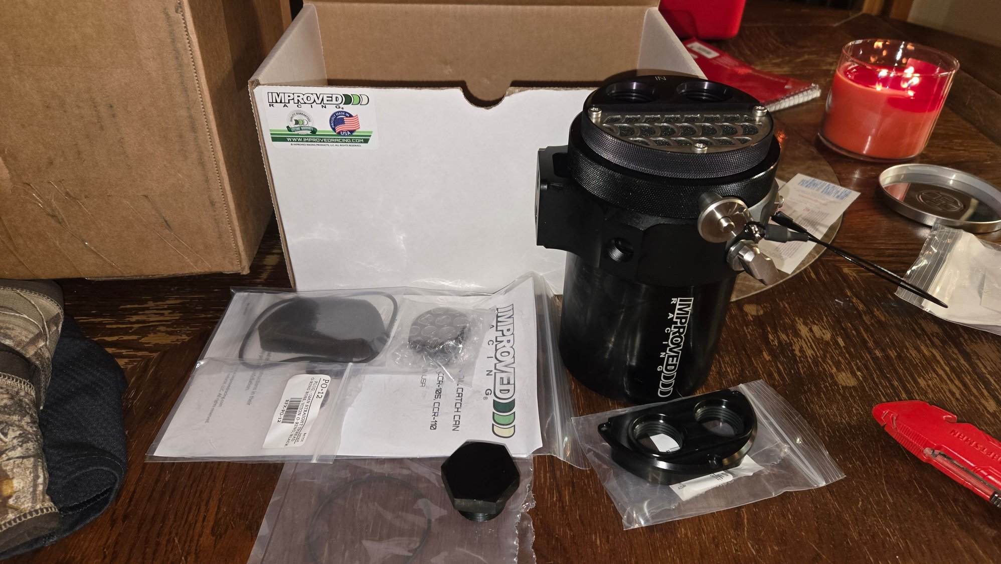 Final plan.. the Improved Racing CCR competition oil catch can - Ford ...