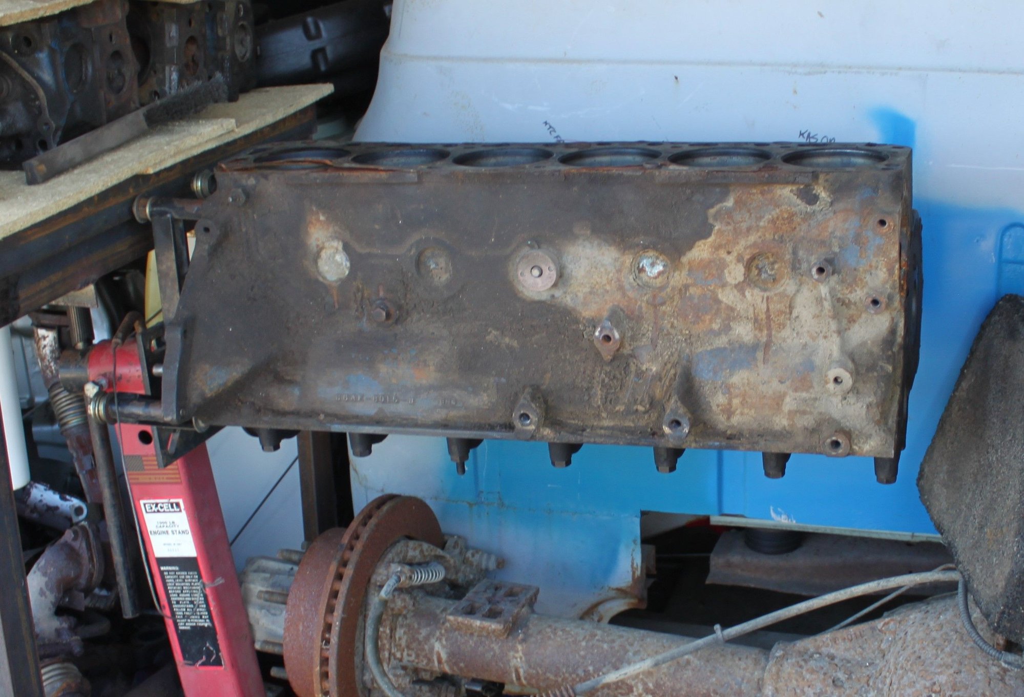 1968 Ford 240 inline 6 Bare Engine Block, Standard Bore, 240/300 - Ford ...