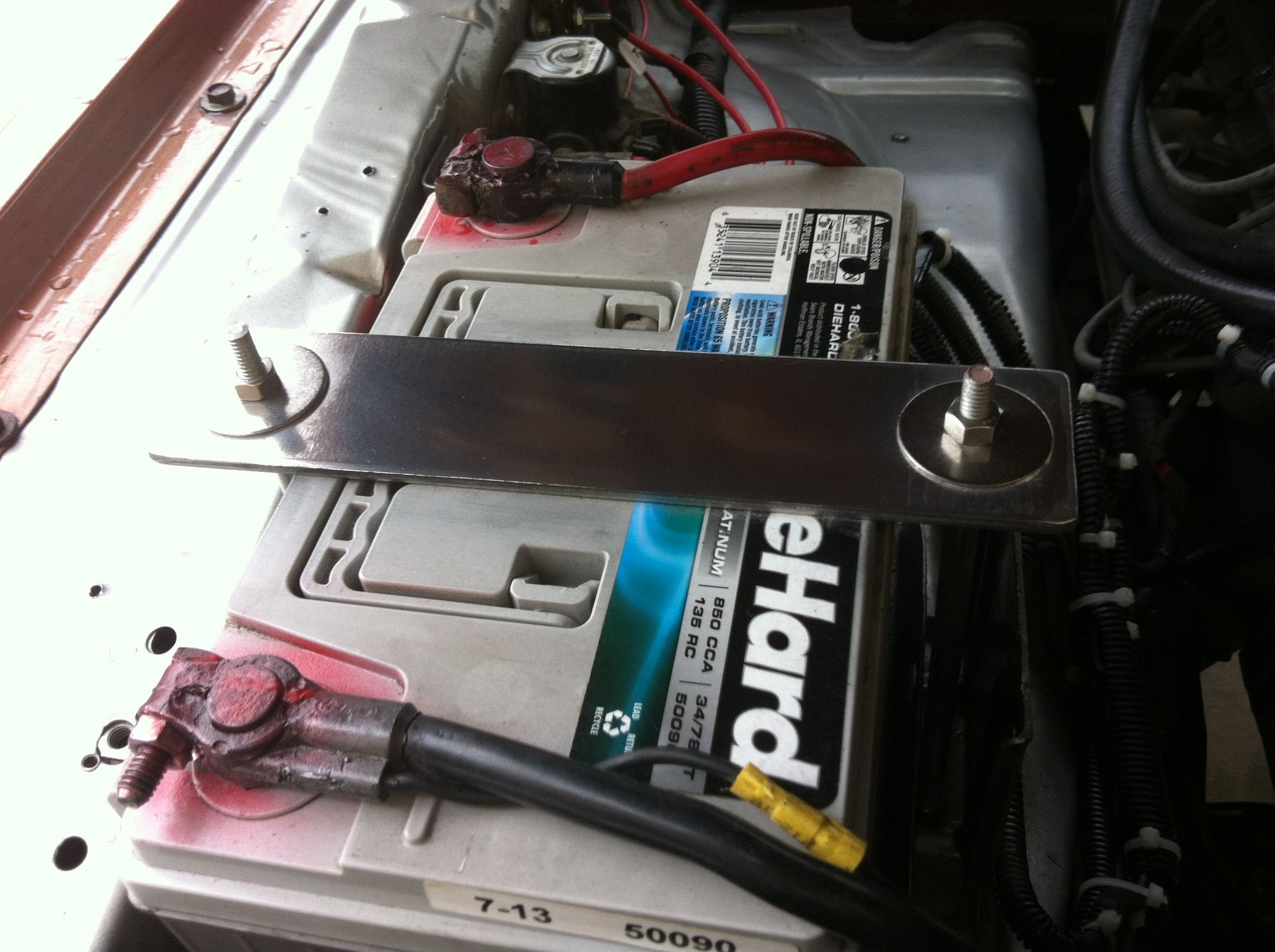 Stock-style Battery 'Hold Down' done right - Page 2 - Ford Truck ...