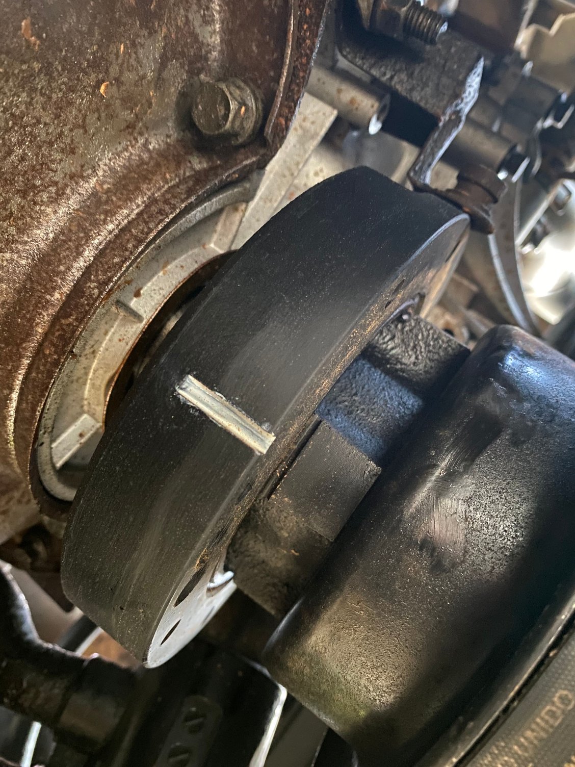 Timing mark 351w - Ford Truck Enthusiasts Forums