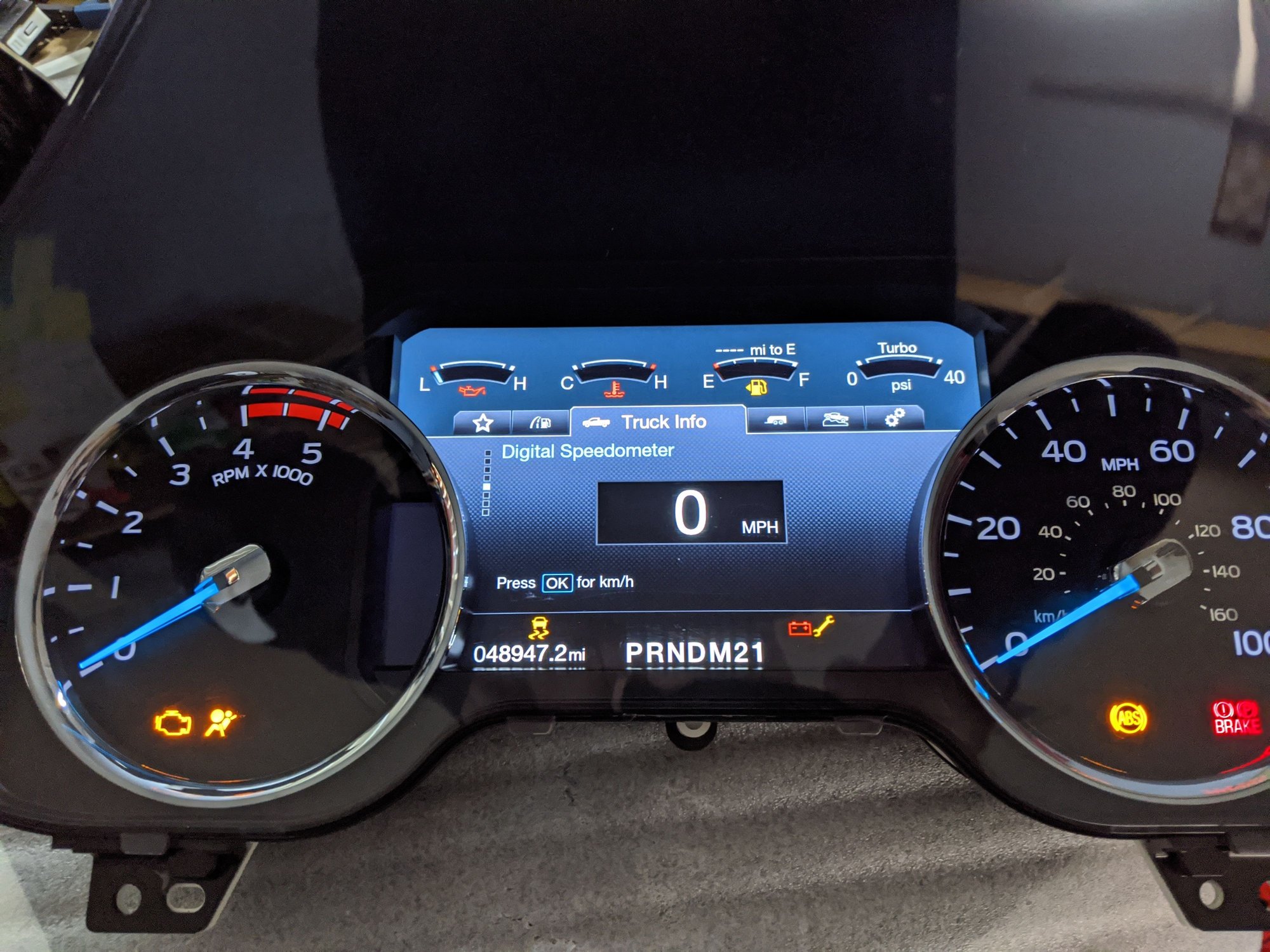 2017 6.7L MPH Instrument Cluster - 8" screen found in Lariat+ models ...