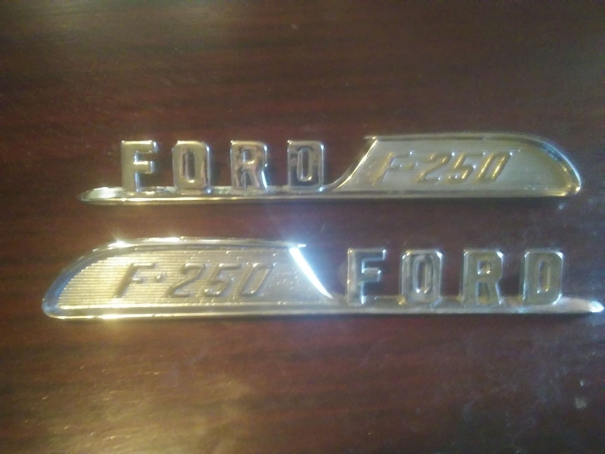 1957 f250 hood side emblems - Ford Truck Enthusiasts Forums