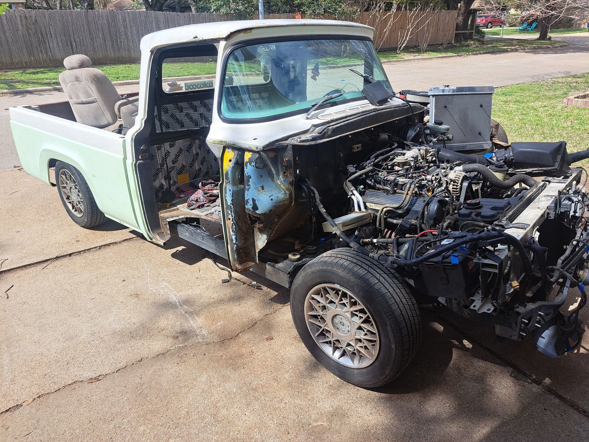 My '57 F100 frame swap - Ford Truck Enthusiasts Forums
