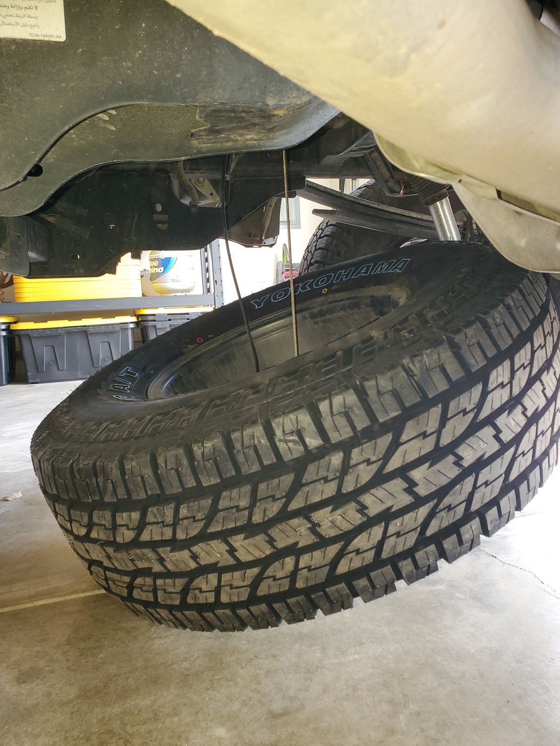 Spare tire safety cable? - Page 2 - Ford Truck Enthusiasts Forums