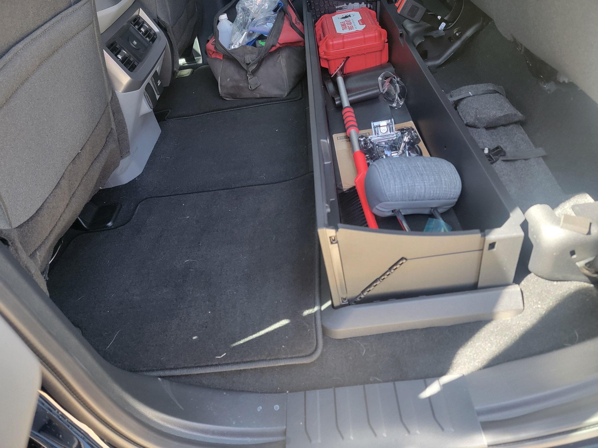 '23 crew cab rear under-seat storage - What's there? - Ford Truck ...