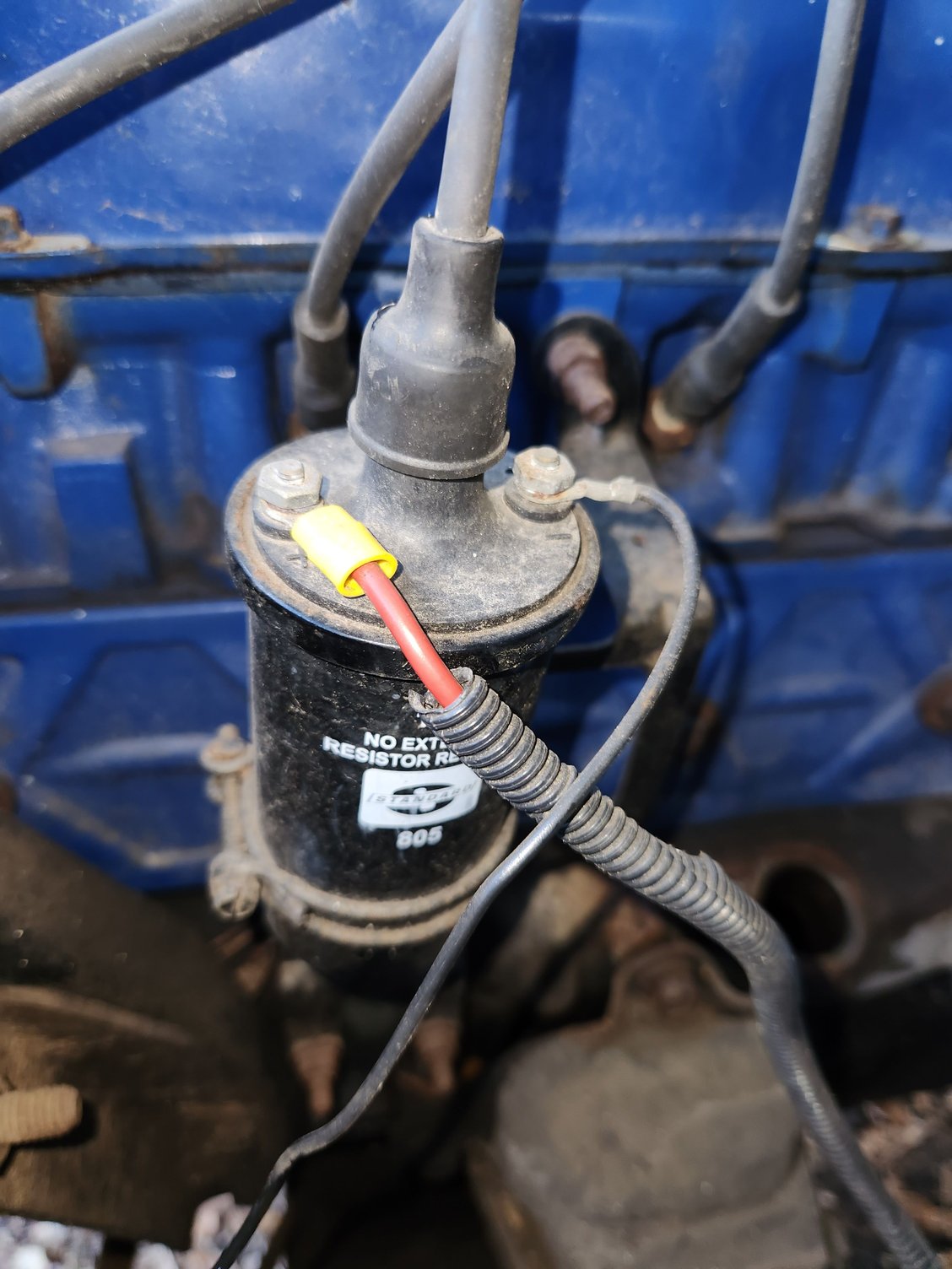 Single wire points dizzy to 3 wire electronic pickup - Ford Truck ...