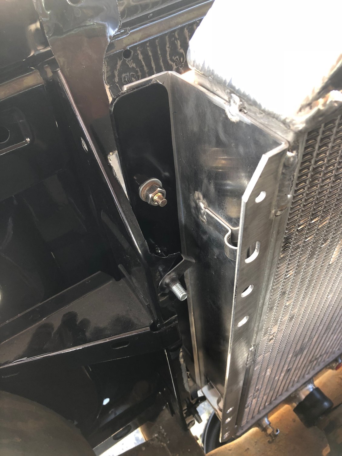 62 Ford f100 unibody factory radiator with electric fan setup? - Ford ...
